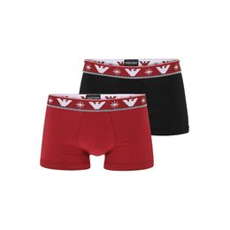 Emporio Armani Boxershorts Herren Größe XL cranberry / schwarz / weiß