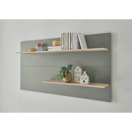 Wandregal Inosign "City/Giron, modernes Wandboard, Wandhalter mit Ablagefläche", grün aloe, B:150cm H:80cm T:22cm, FSC-zertifizierter Holzwerkstoff, Regale, vielseitig einsetzbares Hängeregal