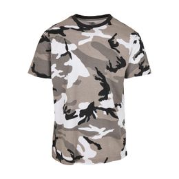 Kurzarmshirt Brandit "Brandit Herren Brandit Premium Shirt", Herren, Gr. L, grün (urban), 100% Baumwolle, unifarben, normal, Rundhals, Shirts