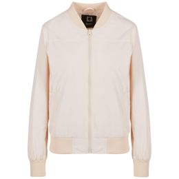 Bomberjacke Brandit "Brandit Brandit Women Jula Bomberjacket", Damen, Gr. XXL, rosa (rose), 100% Polyester, unifarben, normal, amerikanischer Ausschnitt, Jacken