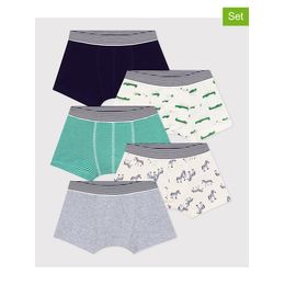 Petit Bateau 5er-Set: Boxershorts in Bunt - 43% | Größe 116 | Baby-waesche