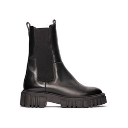 Clarks Leder-Chelsea-Boots "Page" in Schwarz - 46% | Größe 36 | Stiefeletten