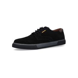 Camel Active Leder-Sneakers in Schwarz - 37% | Größe 46 | Herrensneakers