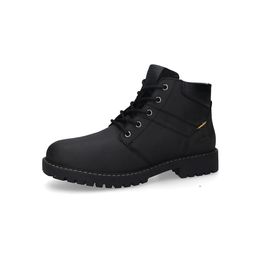 Camel Active Leder-Boots in Schwarz - 31% | Größe 43 | Herrenstiefel