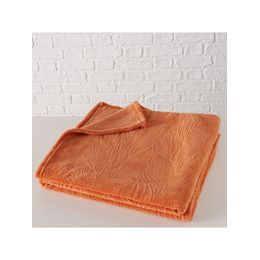 Boltze Wohndecke ''Arkki'' in Orange - (L)160 x (B)130 cm - 41% | Decken