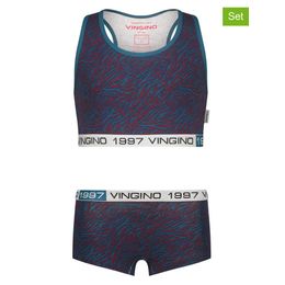 Vingino 2tlg. Wäsche-Set in Dunkelblau - 32% | Größe 146/152 | Kinder-waesche