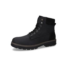 Camel Active Leder-Boots in Schwarz - 30% | Größe 47 | Herrenstiefel