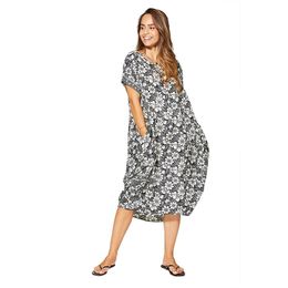 Aller Simplement Kleid in Dunkelblau/ Weiß - 64% | Größe 34-40 | Damen-kleider