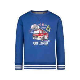 SALT & PEPPER Salt and Pepper Sweatshirt "Fire truck" in Blau - 42% | Größe 116/122 | Kinder-sweatshirts-jacken