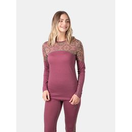 KARI TRAA Thermounterhemd "Eloise" in Rosa - 49% | Größe XL | Damen-sportunterwaesche