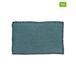 Ogo Living 4er-Set: Tischsets "Palerme" in Blau - (L)45 x (B)30 cm - 41% |