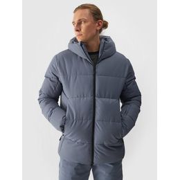 4F Ski-/ Snowboardjacke in Grau/ Blau - 67% | Größe S | Herren-outdoorjacken