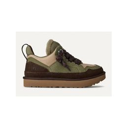 UGG Australia UGG Leder-Sneakers "Lowmel" in Khaki/ Braun - 10% | Größe 43 | Herrensneakers