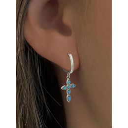 Eclat d'Argent Silber-Ohrringe mit Edelsteinen - 71% | Schmuck
