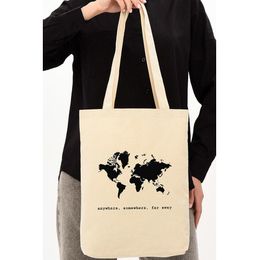 BAGmori Schultertasche in Creme - (B)35 x (H)40 x (T)8 cm - 50% | Damen-taschen