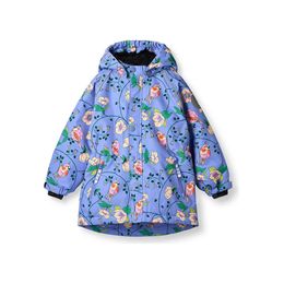 Smafolk Småfolk Ski-/ Snowboardjacke "Vögel und Blumen" in Lila - 46% | Größe 92/98 | Babyjacken