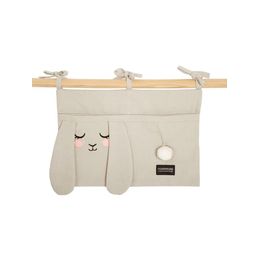 Roommate Betttasche "Bunny" in Hellgrau - (L)35 x (B)25 cm - 44% |