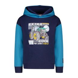 SALT & PEPPER Salt and Pepper Hoodie "Tractor" in Dunkelblau/ Blau - 37% | Größe 104/110 | Kinder-sweatshirts-jacken