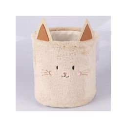 Villa d ́Este Aufbewahrungskorb "Cat" in Creme - (H)26 x Ø 26 cm - 25% | Kisten-koerbe