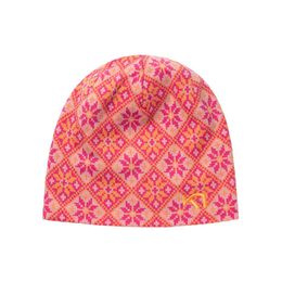 KARI TRAA Mütze in Pink/ Apricot - 38% | Damen-muetzen-caps