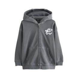 next Sweatjacke Jungen Größe 110 basaltgrau / weiß