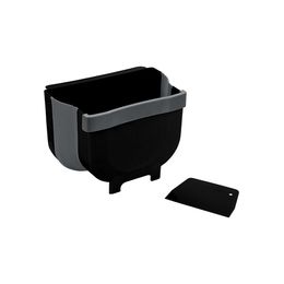 Wenko Tür-Abfalleimer "Fago" in Schwarz - (B)25,5 x (H)18 x (T)18 cm - 11% | Muelleimer