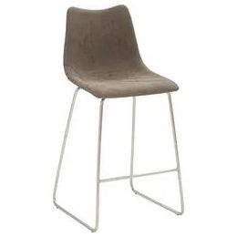 mayer Sitzmöbel Barhocker MAYER SITZMÖBEL "mySOLO", braun (schlamm), B:49 H:99 T:51, 50% Polyurethan, 50% PVC, Hocker