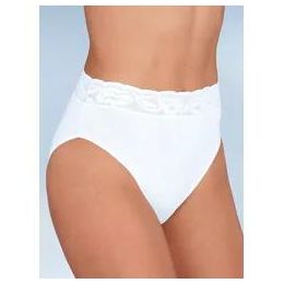 wäschepur Slip WÄSCHEPUR, Damen, Gr. 48, weiß, 95% Baumwolle, 5% Elasthan, Unterhosen