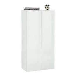 Bücherregal Inosign "DALIA", weiß (weiß hochglanz), B:70cm H:140cm T:35cm, Spanplatte, Regale, Aktenschrank im modernen Design, Breite 70 x Höhe 140 cm, Hochglanz