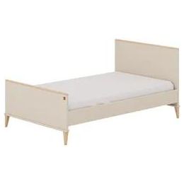 Kinderbett Paidi "MILA & BEN Steiff by Paidi, 120x200cm, Beige mit Massivholz", beige (cashmere, beige, scandinavian, wood), B:126cm H:98cm L:209cm, Betten, zeitloses und langlebiges Einzelbett, geprüfte Qualität