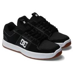 Sneaker DC Shoes "Lynx Zero", Gr. 12(46), schwarz-weiß (schwarz, schwarz, weiß), 50.51% Leder, 39.8% Synthetikmaterial, 9.69% Polyester, Schuhe