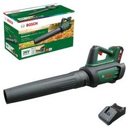 Akku-Laubbläser Bosch HOME & GARDEN "AdvancedLeafBlower 36V-750", schwarz, B:20,1cm H:29cm L:85,1cm, Kunststoff, Laubsauger, mit Akku 36V/2,0 Ah und Ladegerät