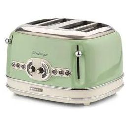Ariete Toaster "Vintage", grün, B:31,9cm H:20,5cm T:28,9cm, Toaster, grün