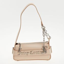 Juicy Couture Hellrosafarbene Schultertasche mit Logo