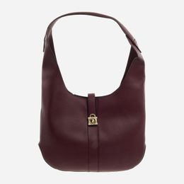 Burgunderfarbene Winterberry Schultertasche
