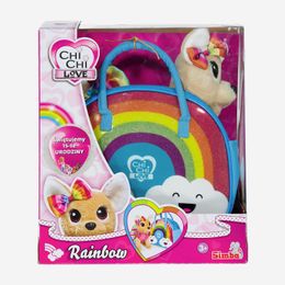 CHI CHI LOVE Mehrfarbiges Rainbow Kuscheltier in Handtasche