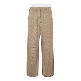 Apricot Mini Dogtooth Soft Wide Leg Trousers ' ' Damen Gr&ouml;&szlig;e 44 stone