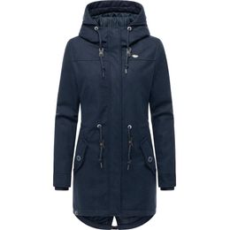 Ragwear Wintermantel 'Ellba' Damen Größe M blau / navy