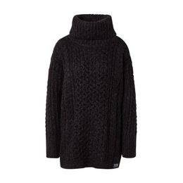 Superdry Knitted dress female Black size 12