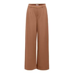 Object Pleat-Front Pants female Brown size 40