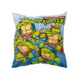 Teenage Mutant Ninja Turtles Kissen Plüsch Zierkissen 40x40 cm in blau | Gr.: onesize