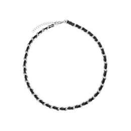 Steel_Art Gliederkette für Herren Robin schwarz farben in schwarz | Gr.: onesize