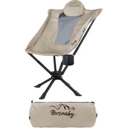 Normani Outdoor Sports Campingstuhl mit Getr&auml;nkehalter Burnaby in Beige | Gr.: onesize