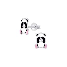 schmuck23 Silber Ohrringe 925 Panda Bär 0,7 cm x 0,8 cm | Gr.: onesize