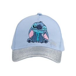 Lilo and Stitch Disney Lilo & Stitch Glitzercap Baseballkappe verstellbar in blau | Gr.: onesize