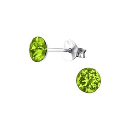 Alexander York Ohrstecker CRYSTAL 5 mm I peridot | Gr.: onesize