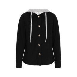 Swirly Women Jacket in Black | Gr.: L