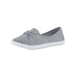 VAN HILL Sportliche Ballerinas Allison in Grau | Gr.: 38