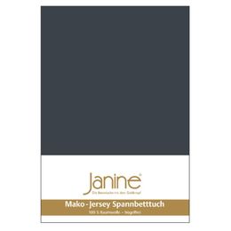 Janine Spannbetttuch Mako Feinjersey 5007 in titan | Gr.: 100 x 200