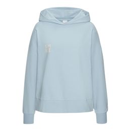 Lascana Kapuzensweatshirt in hellblau, creme bedruckt | Gr.: 36-38